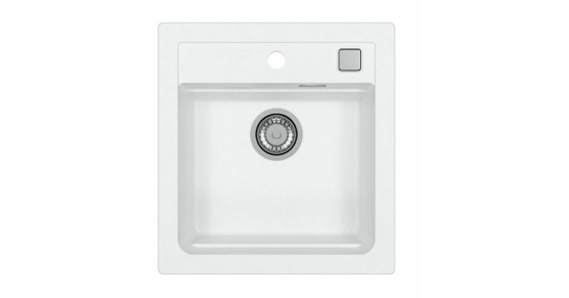 Alveus Atrox 20 gránit mosogató -G11 - fehér - Egymedencés mosogató ...